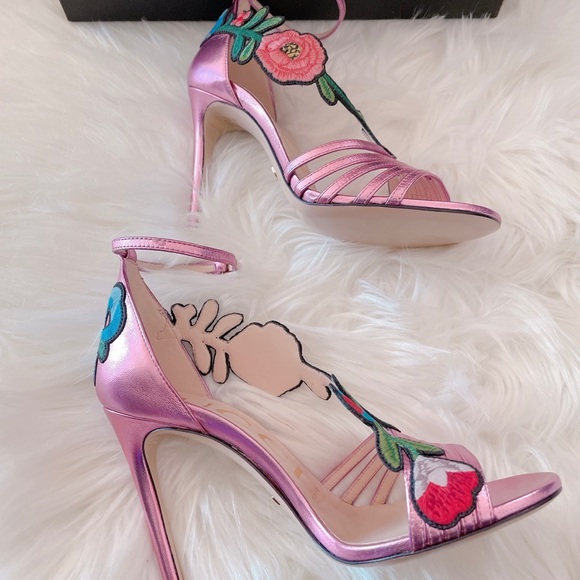 Gucci | Shoes | Gucci Ophelia Floral Heels | Poshmark
